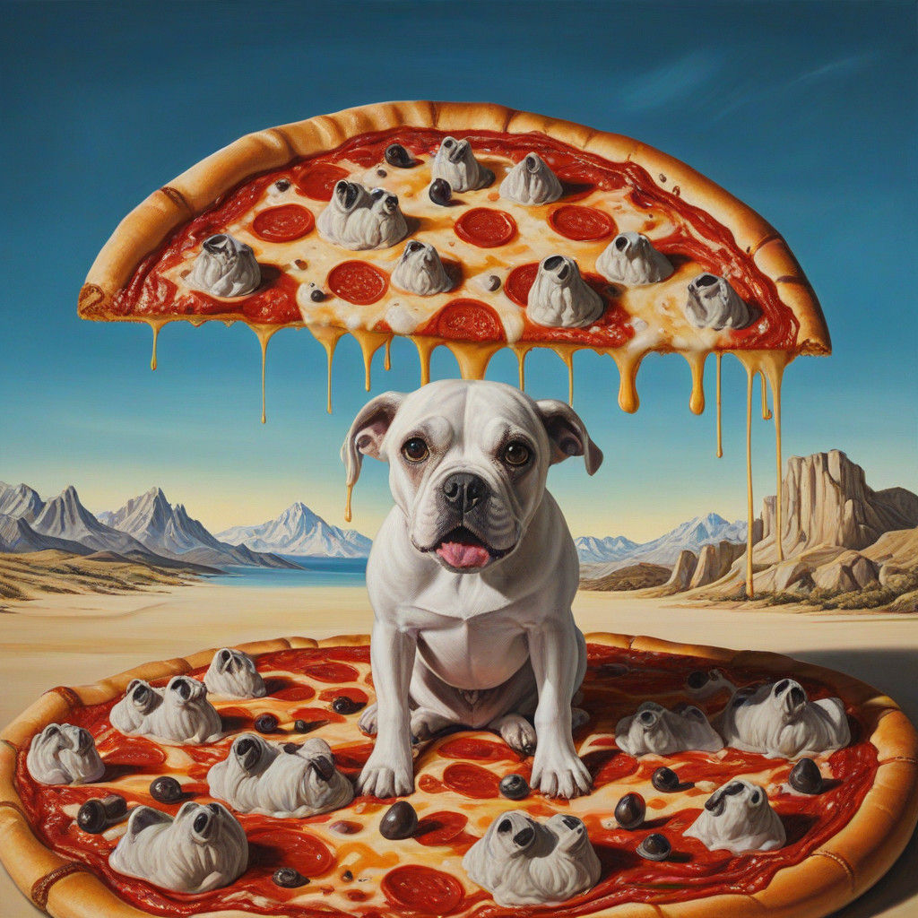 **Barking Pizza** barking bark bark bork bork piz... - AI Art