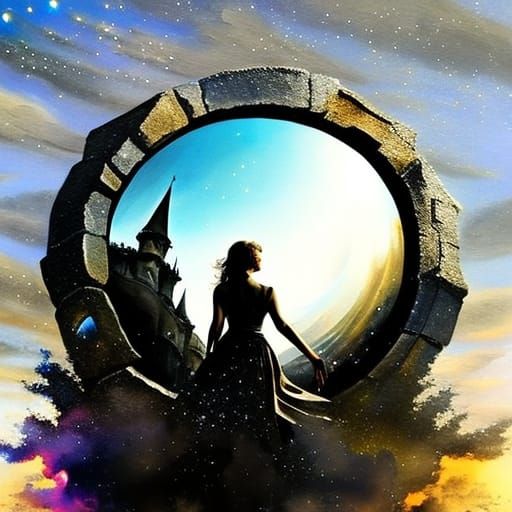 Stargate Portal - AI Generated Artwork - NightCafe Creator