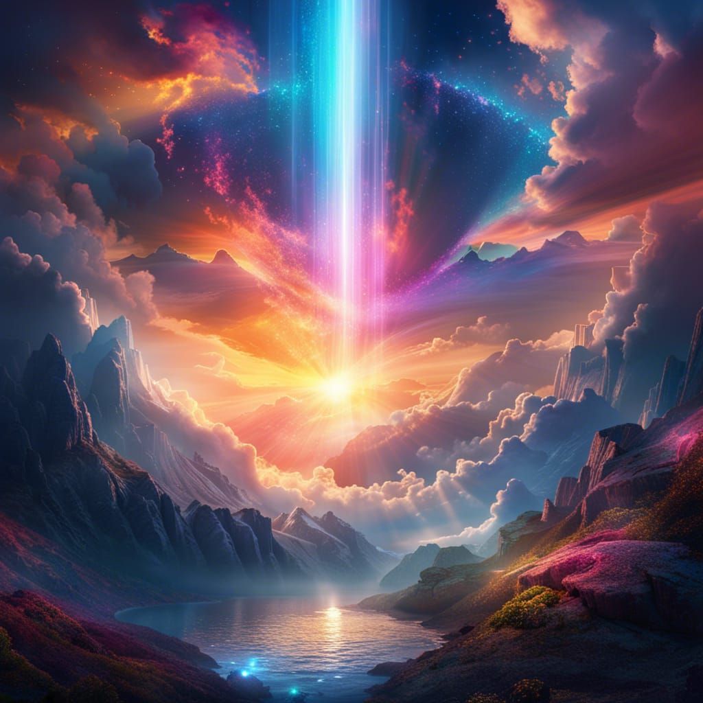 heaven, dreamscape, heavenly, mystical, peaceful ambience, 8k ...