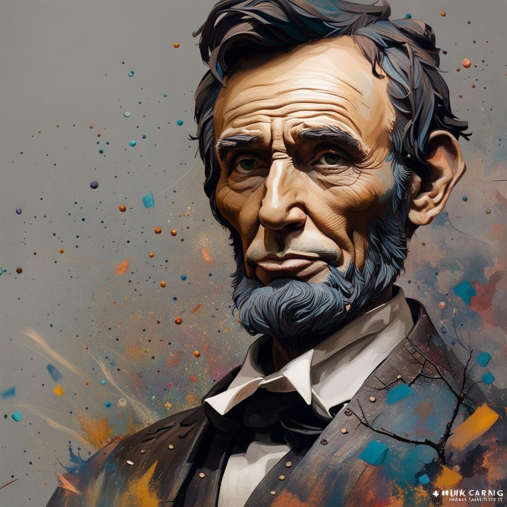 Claybraham Lincon - AI Generated Artwork - NightCafe Creator