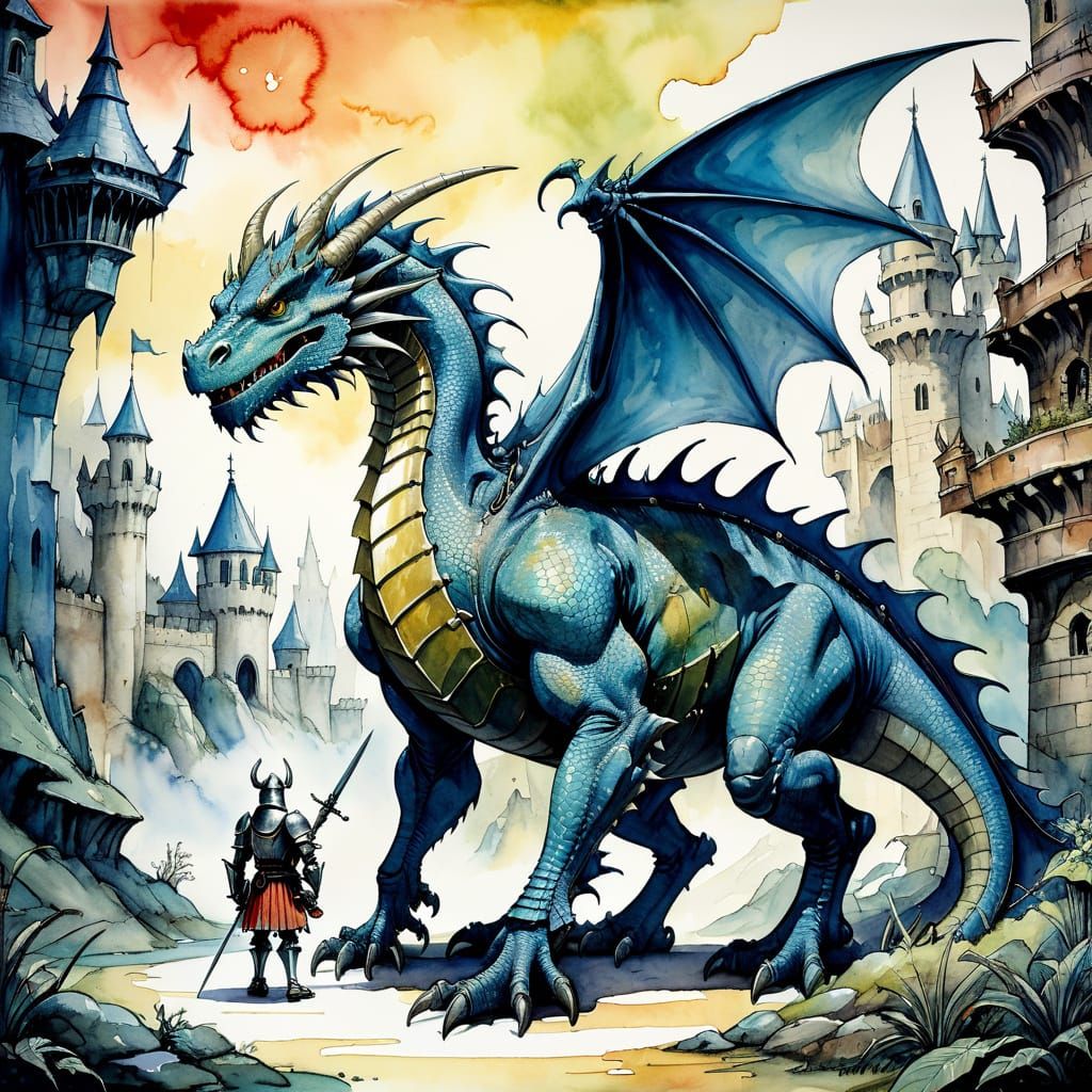 The Giant Dragon by Tony DiTerlizzi and Jean-Michel Basquiat