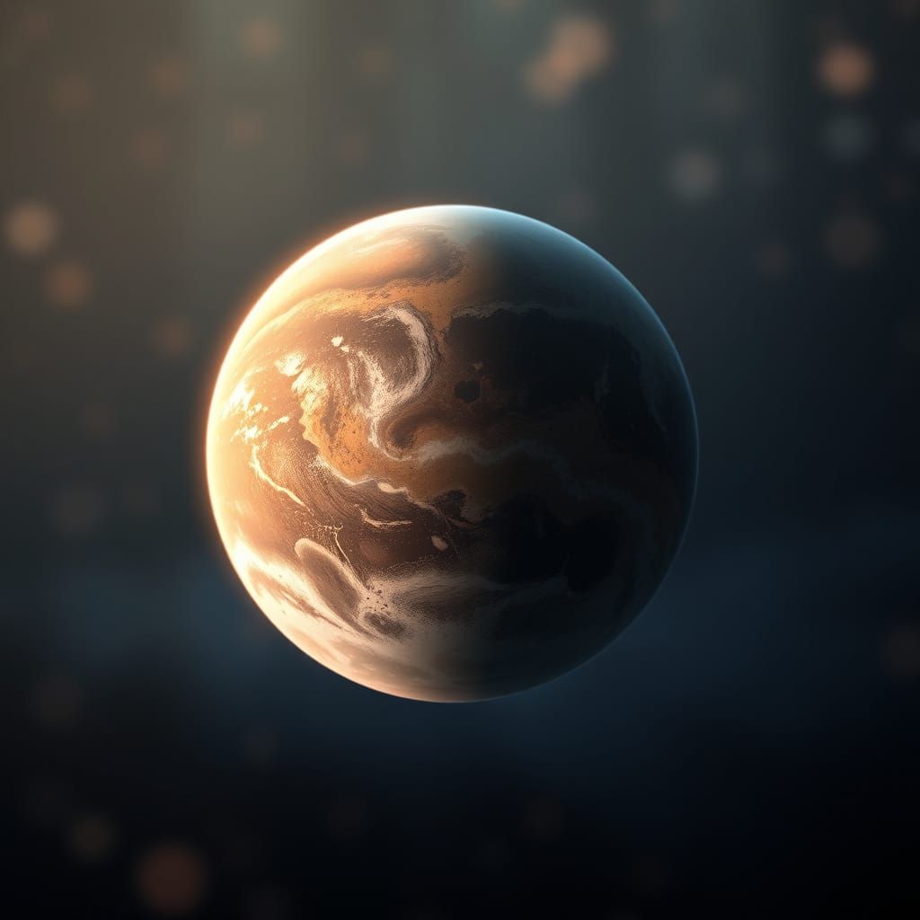 hyper-realistic looking AI planet - Hyper-Realistic Celestia...