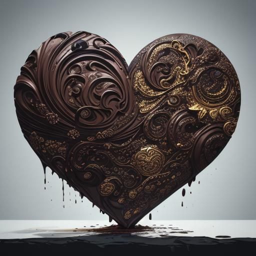 Velvety Visions: Masterful Chocolate Sculptures - AI Generated Artwork ...