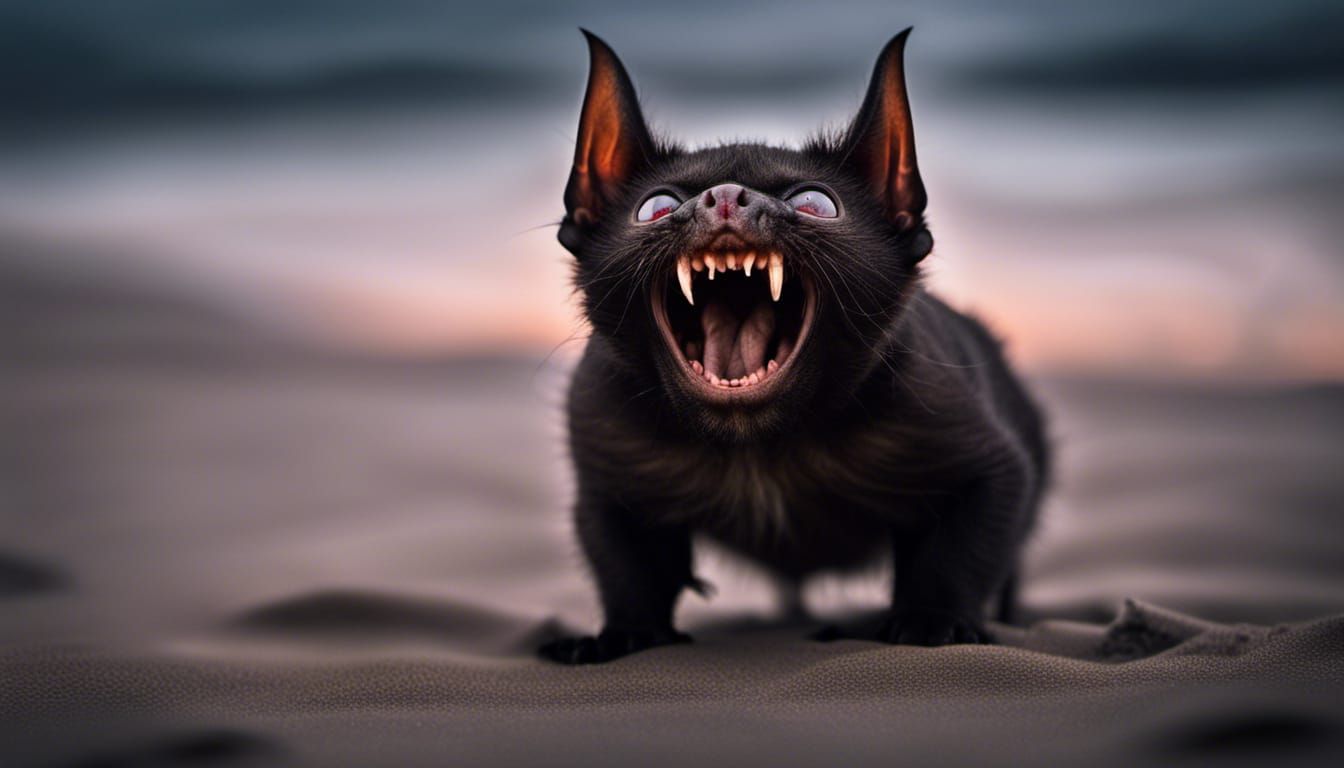 extreme close-up Photograph Portrait of 9, Demented obese Black ...