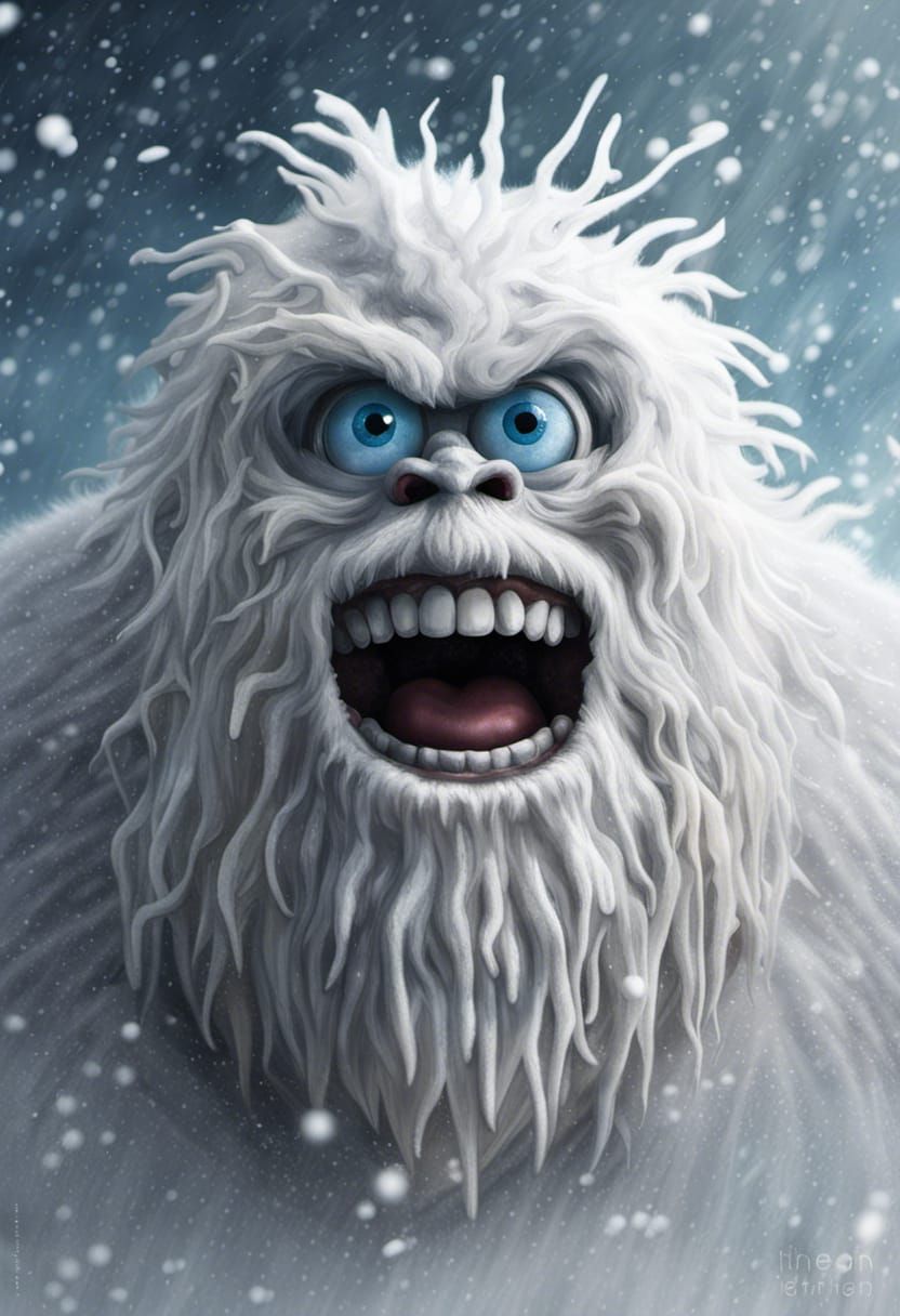 Yeti portrait - AI Generated Artwork - NightCafe Creator