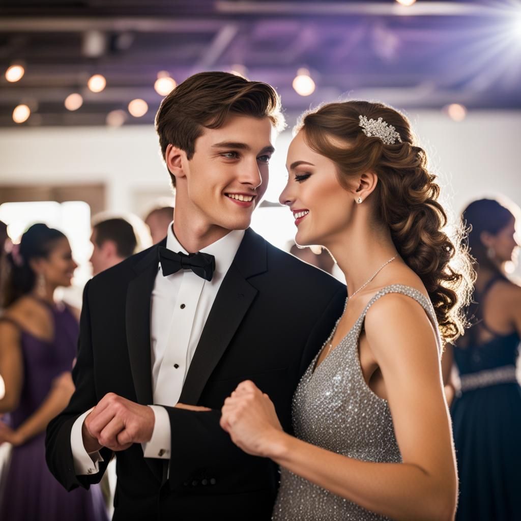 High School Sweethearts - AI Generated Artwork - NightCafe Creator