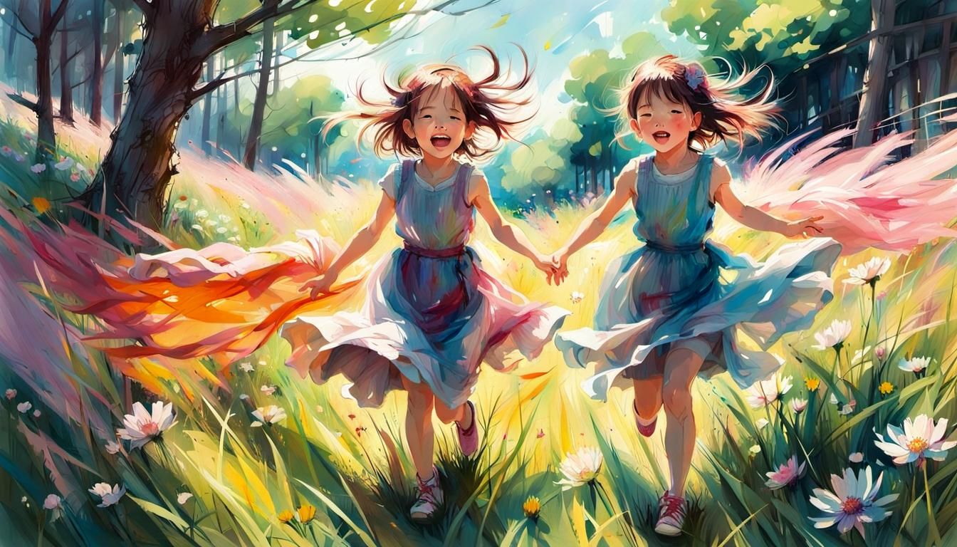 Springtime Dance - AI Generated Artwork - NightCafe Creator