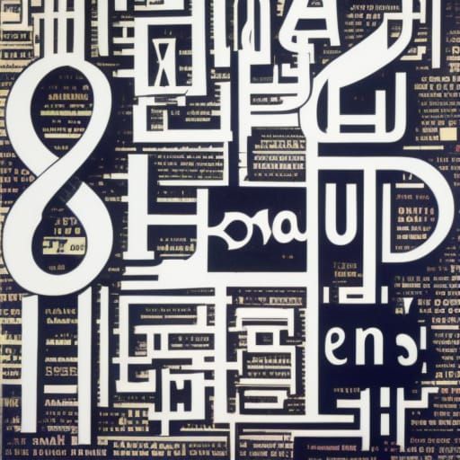 calligram; typographical experiments - AI Generated Artwork - NightCafe ...