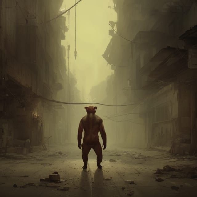 Pig City - AI Generated Artwork - NightCafe Creator