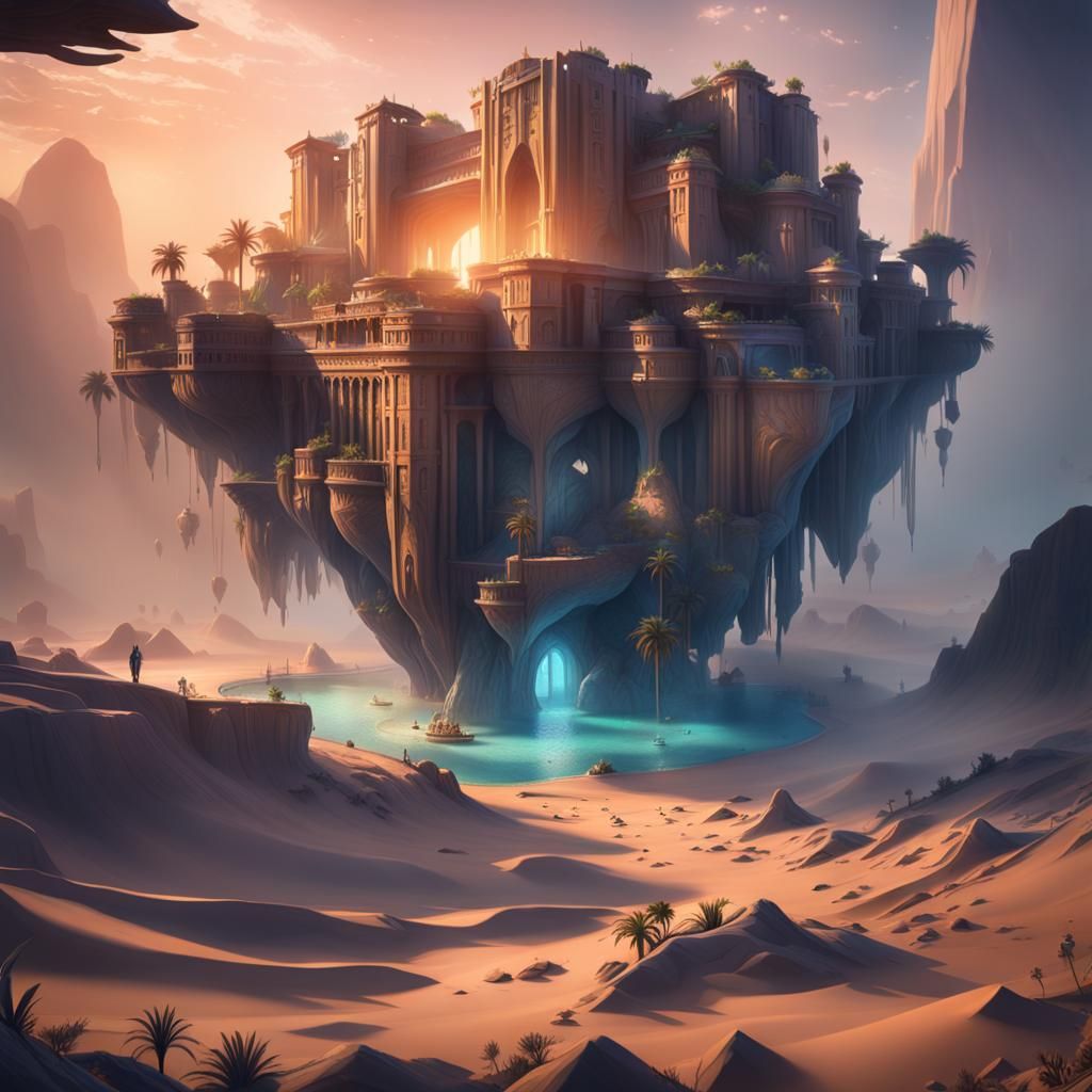 The Oasis - AI Generated Artwork - NightCafe Creator