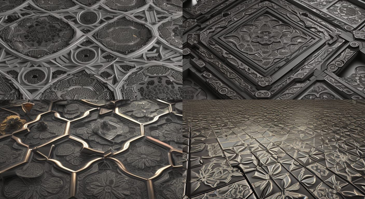 floral square tile HD 8k Victorian - AI Generated Artwork - NightCafe ...