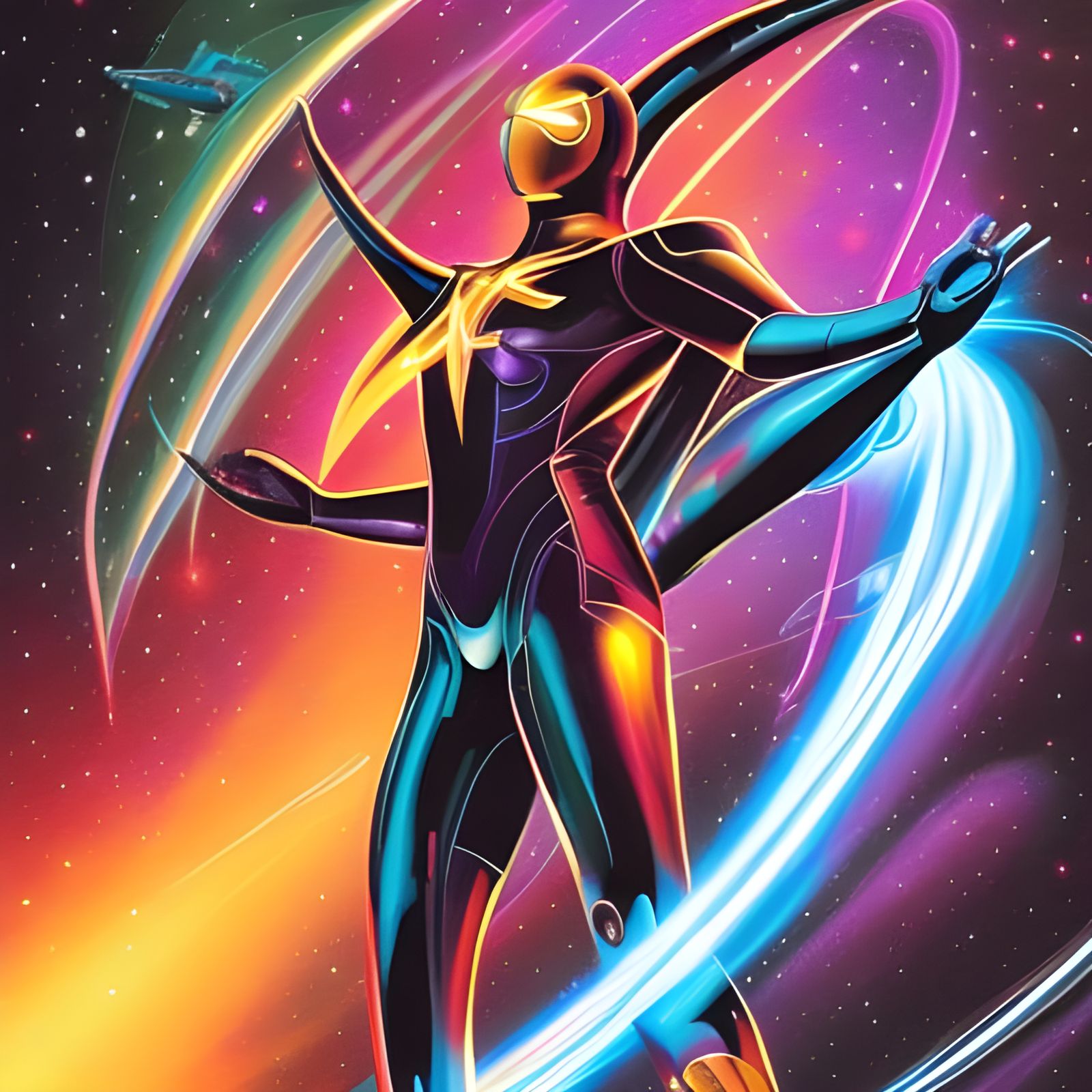 Controlling the Cosmos - AI Generated Artwork - NightCafe Creator