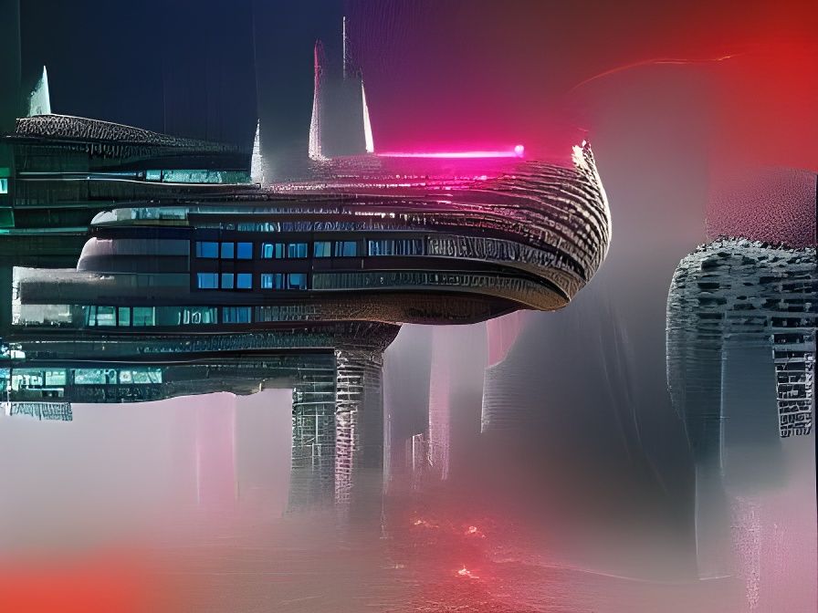 Sci-fi city in the style of Antipodeans - AI Generated Artwork ...