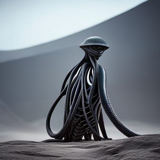 Alien entity - AI Generated Artwork - NightCafe Creator