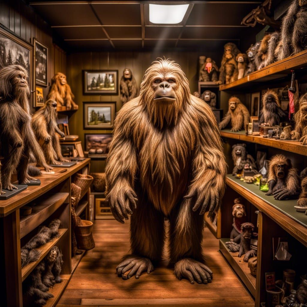 Bigfoot museum. - AI Generated Artwork - NightCafe Creator