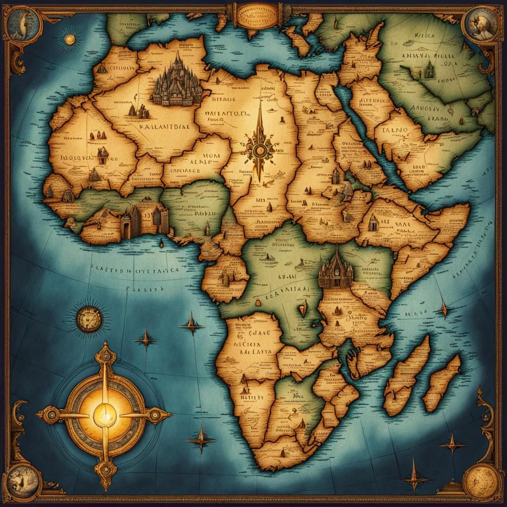 The map which shows you every place - AI Generated Artwork - NightCafe ...