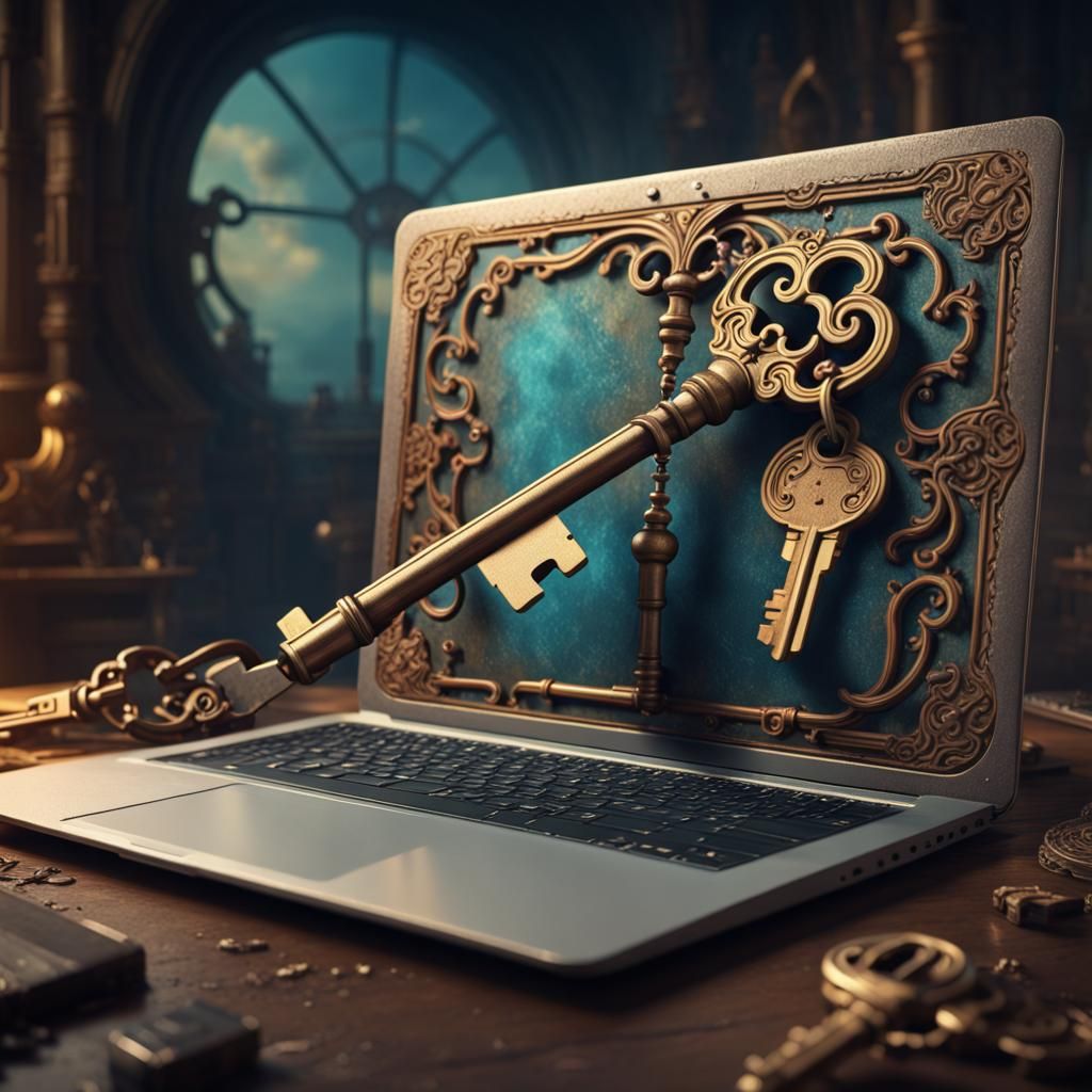 vintage password protection - AI Generated Artwork - NightCafe Creator