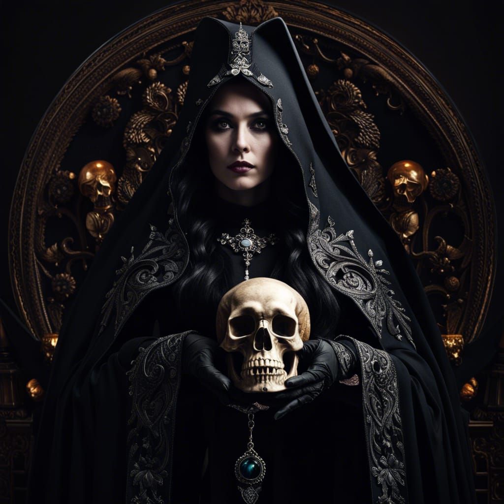 Dark Priestess - AI Generated Artwork - NightCafe Creator