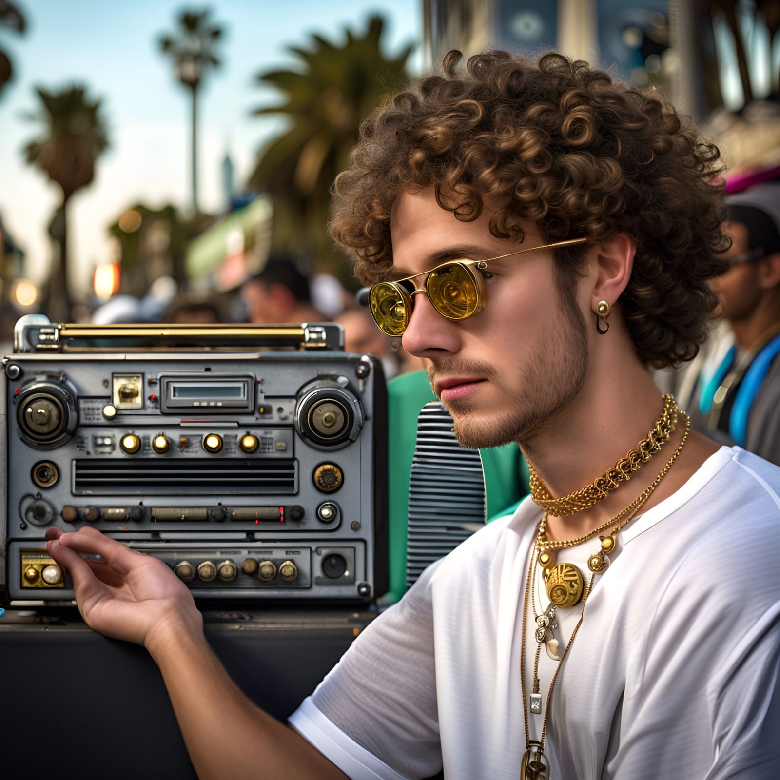 Stephen Plays New Order on his Boombox - AI Generated Artwork ...