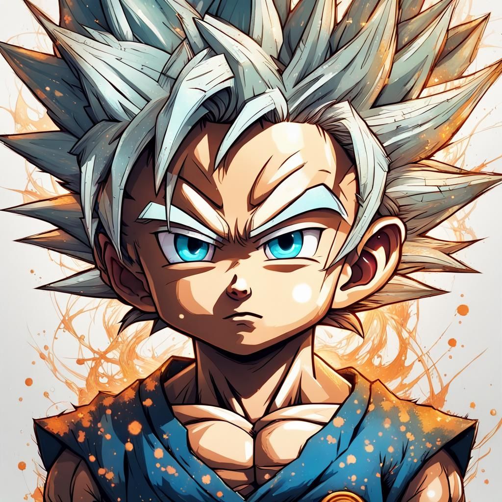 Ultra Instinct Chibi - AI Generated Artwork - NightCafe Creator