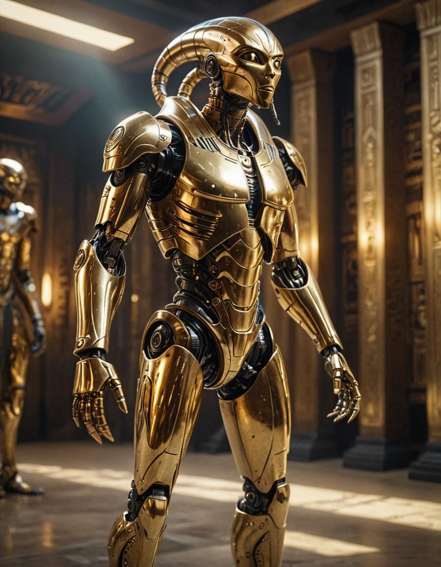 Ancient Alien Robots - AI Generated Artwork - NightCafe Creator