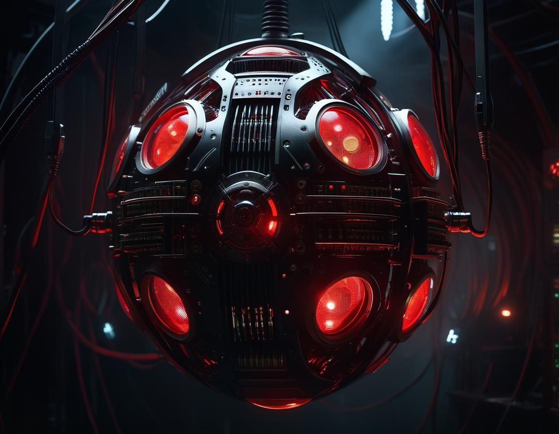 Evil sphere - AI Generated Artwork - NightCafe Creator