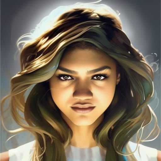 Zendaya Portraits - AI Generated Artwork - NightCafe Creator