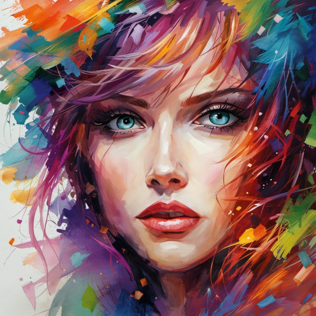 Rainbow wisp - AI Generated Artwork - NightCafe Creator