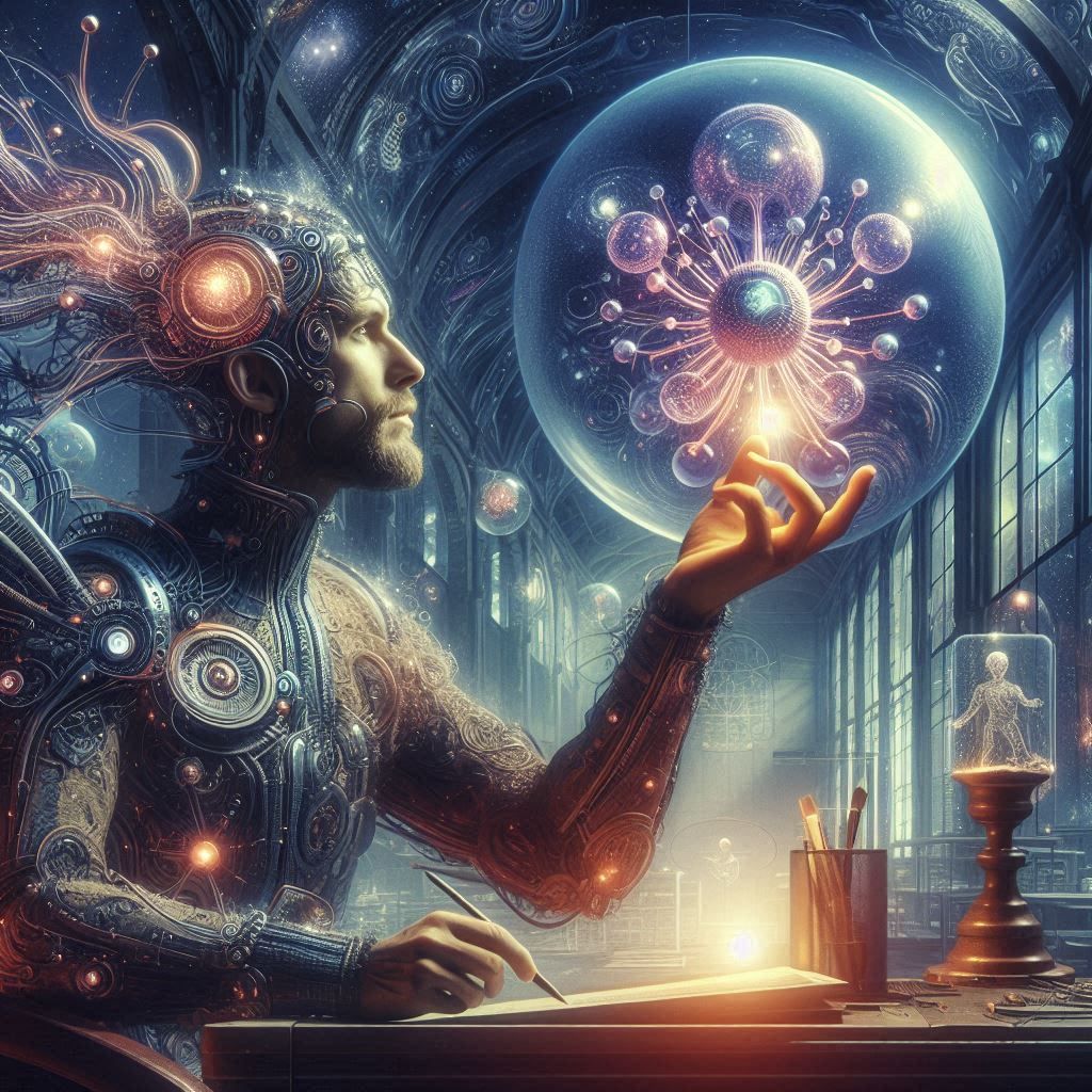 On the edge of science - AI Generated Artwork - NightCafe Creator