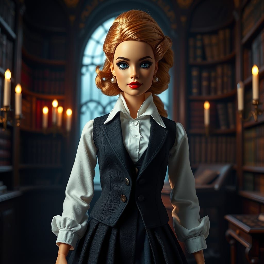 Barbie - as a Professor - Barbie as a Victorian Professor in...