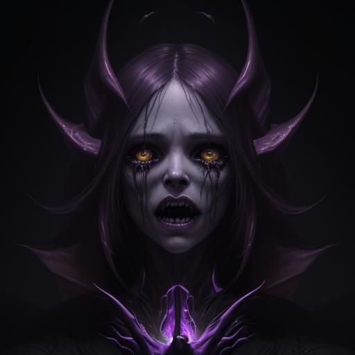 Background Abyss, forever distorting space. Foreground A creature whose ...