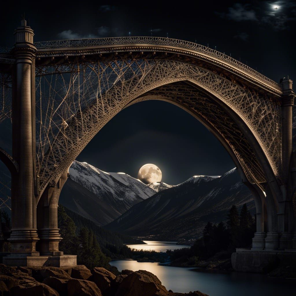 Puente de la luna - Bridge Between Earth and Moon from Lunar...