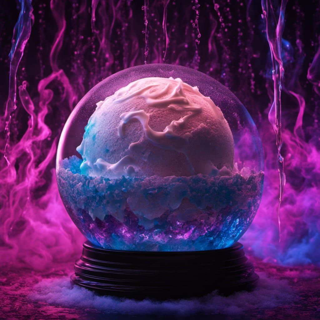 Ice Cream Orb - AI Generated Artwork - NightCafe Creator