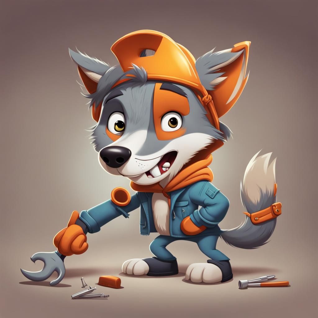 Fitz Wolf. - AI Generated Artwork - NightCafe Creator