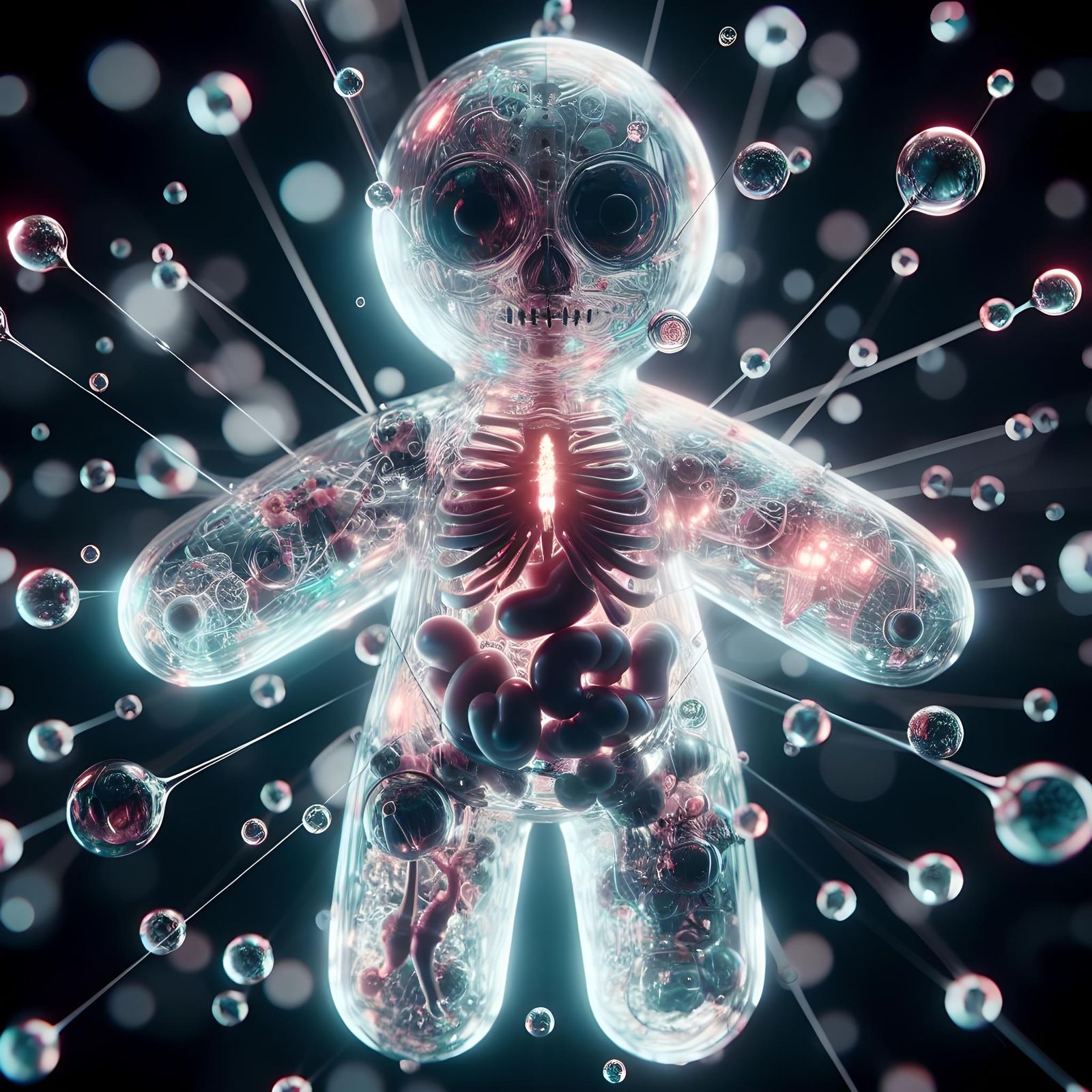 Cybernetic Voodoo Doll - AI Generated Artwork - NightCafe Creator