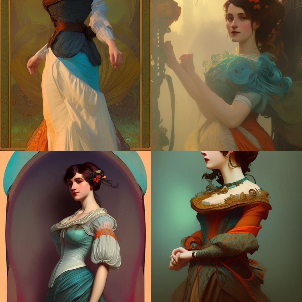 Victorian era woman - AI Generated Artwork - NightCafe Creator