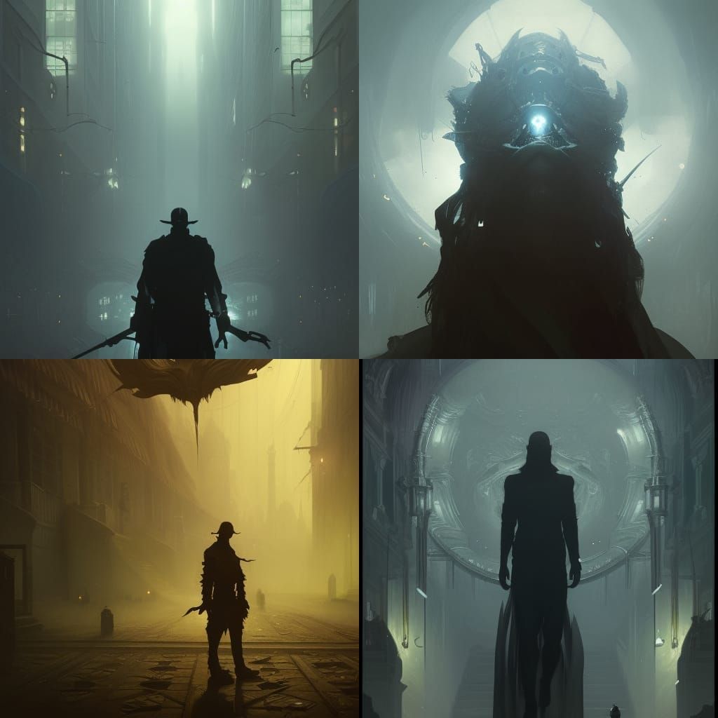 Shadow man - AI Generated Artwork - NightCafe Creator