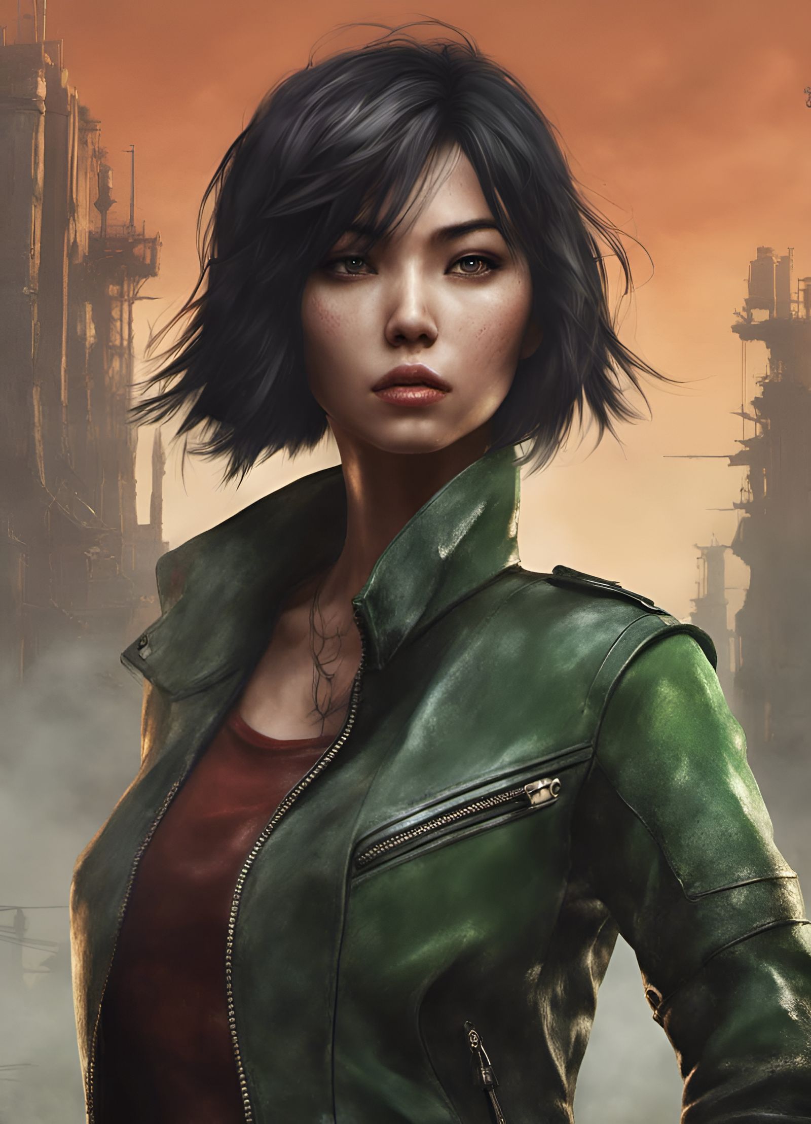 Fallout girl - AI Generated Artwork - NightCafe Creator