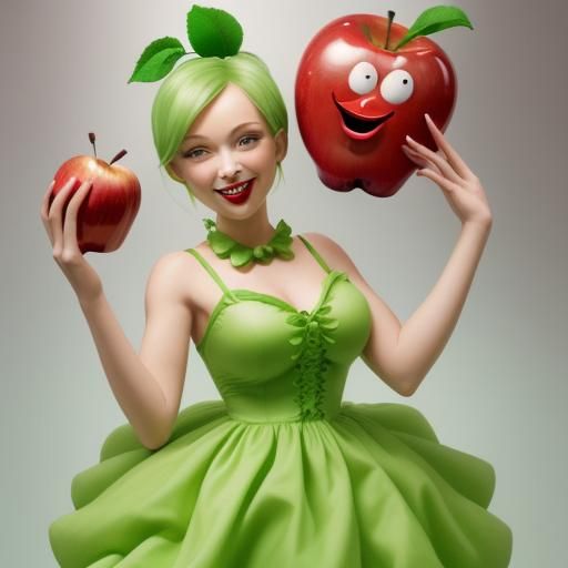 Fruit mascot - AI Generated Artwork - NightCafe Creator