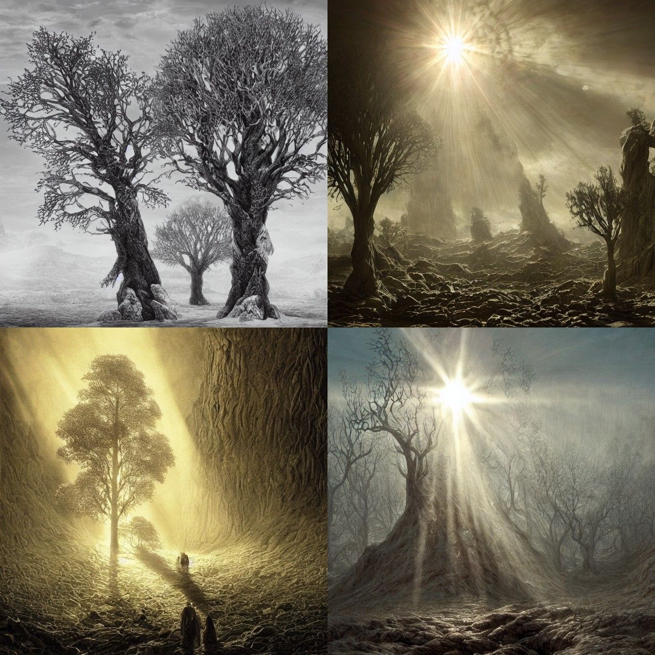 Trees - AI Generated Artwork - NightCafe Creator