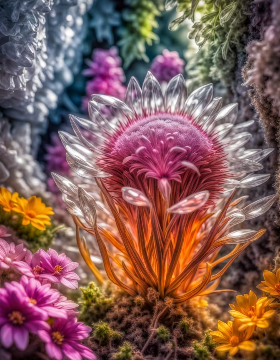 Strange Flowers (6) - AI Generated Artwork - NightCafe Creator