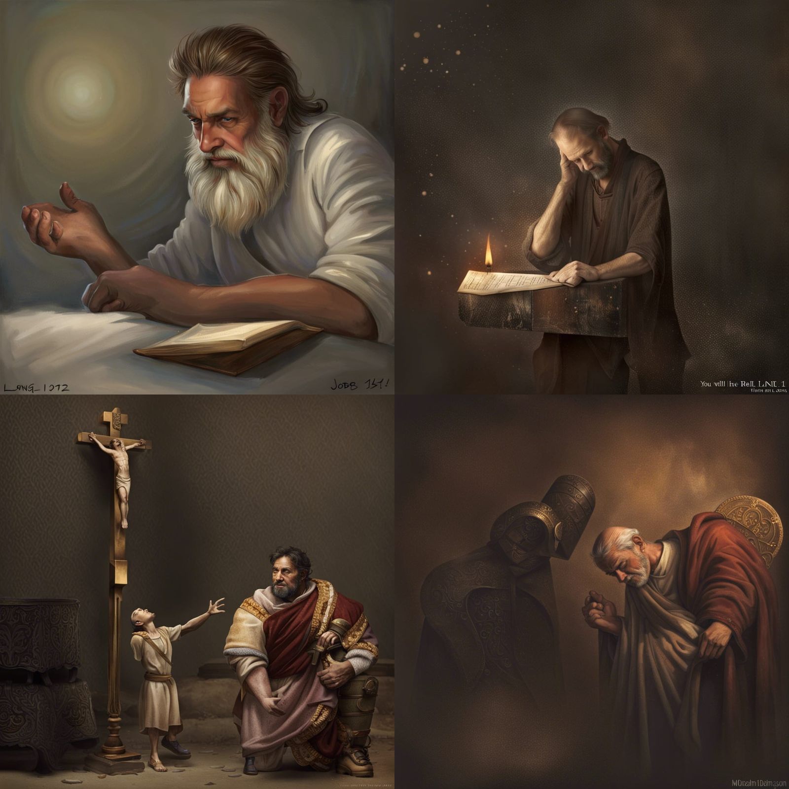 #christianity Job 14:14 (Job 7:1; 13:15) If a man dies, will he live ...