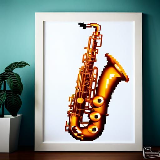 16-Bit Saxophone - AI Generated Artwork - NightCafe Creator