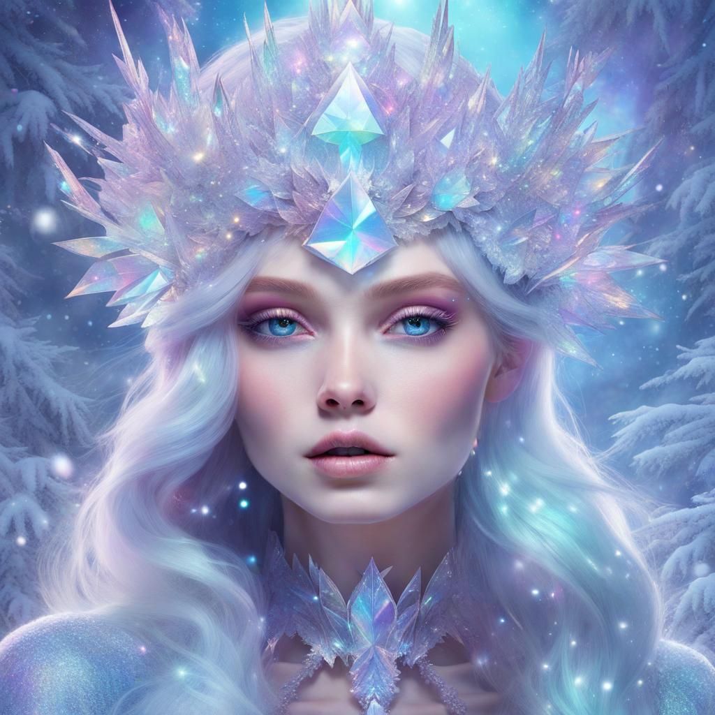 Princess Of Winter - AI Generated Artwork - NightCafe Creator