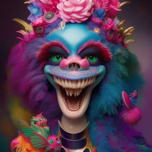 Marvellous Manic Monster - AI Generated Artwork - NightCafe Creator