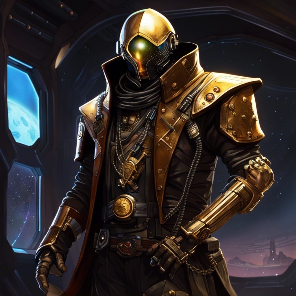 Space assassin - AI Generated Artwork - NightCafe Creator