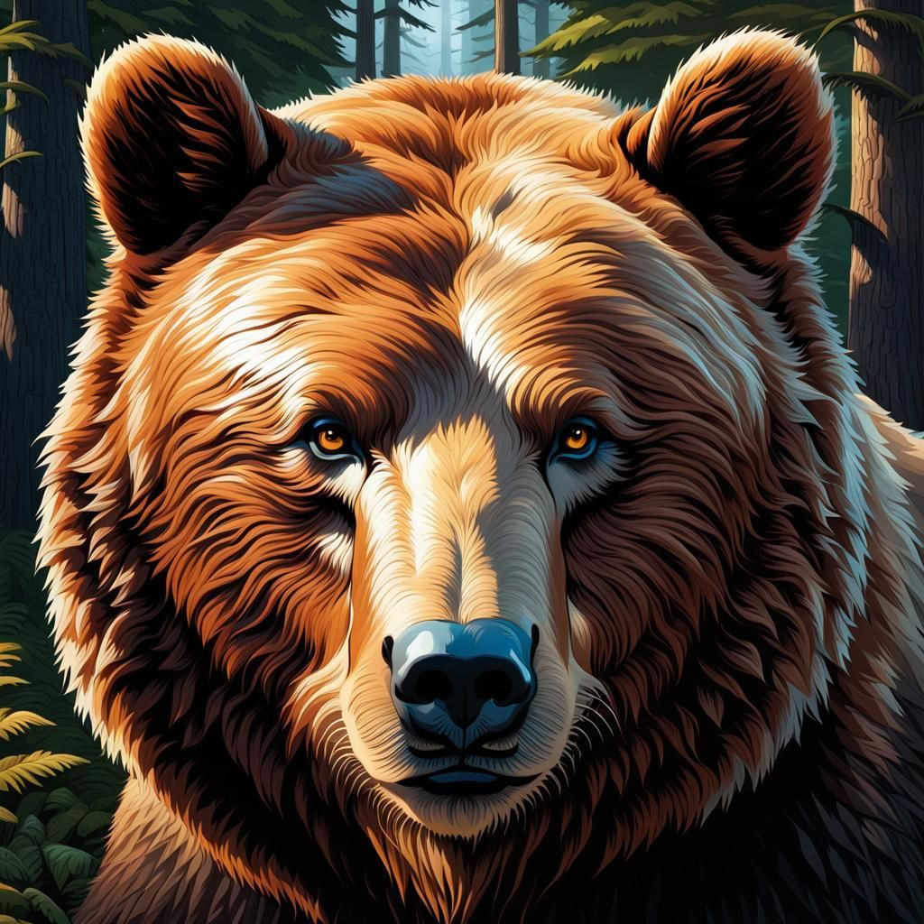 Kodiak - AI Generated Artwork - NightCafe Creator