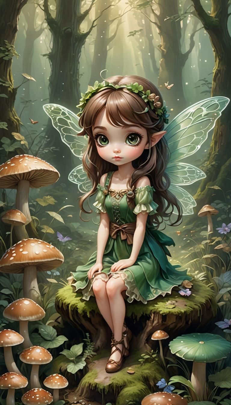 Cute Fae - AI Generated Artwork - NightCafe Creator