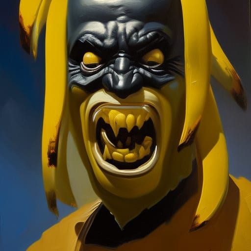 Banana Dreads Man - AI Generated Artwork - NightCafe Creator