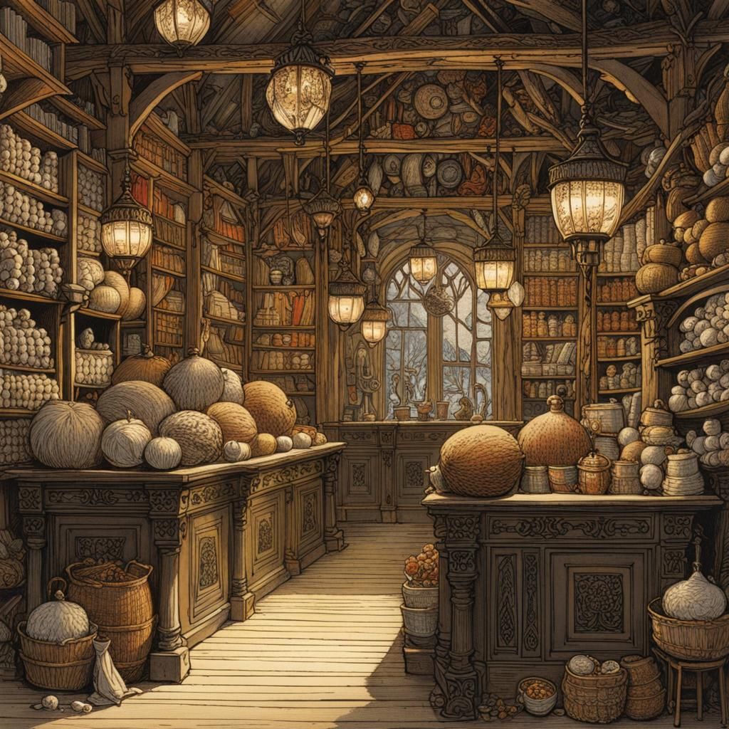 the wonderful wool shop, by Posuka Demizu, Arthur Rackham and Tony ...